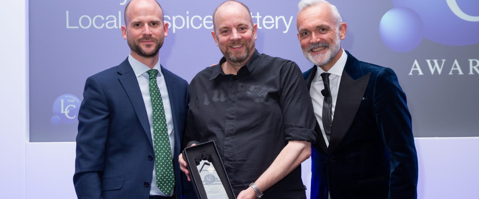 Gary Hawkes, CEO, wins Special Recognition Award! | Local Hospice Lottery